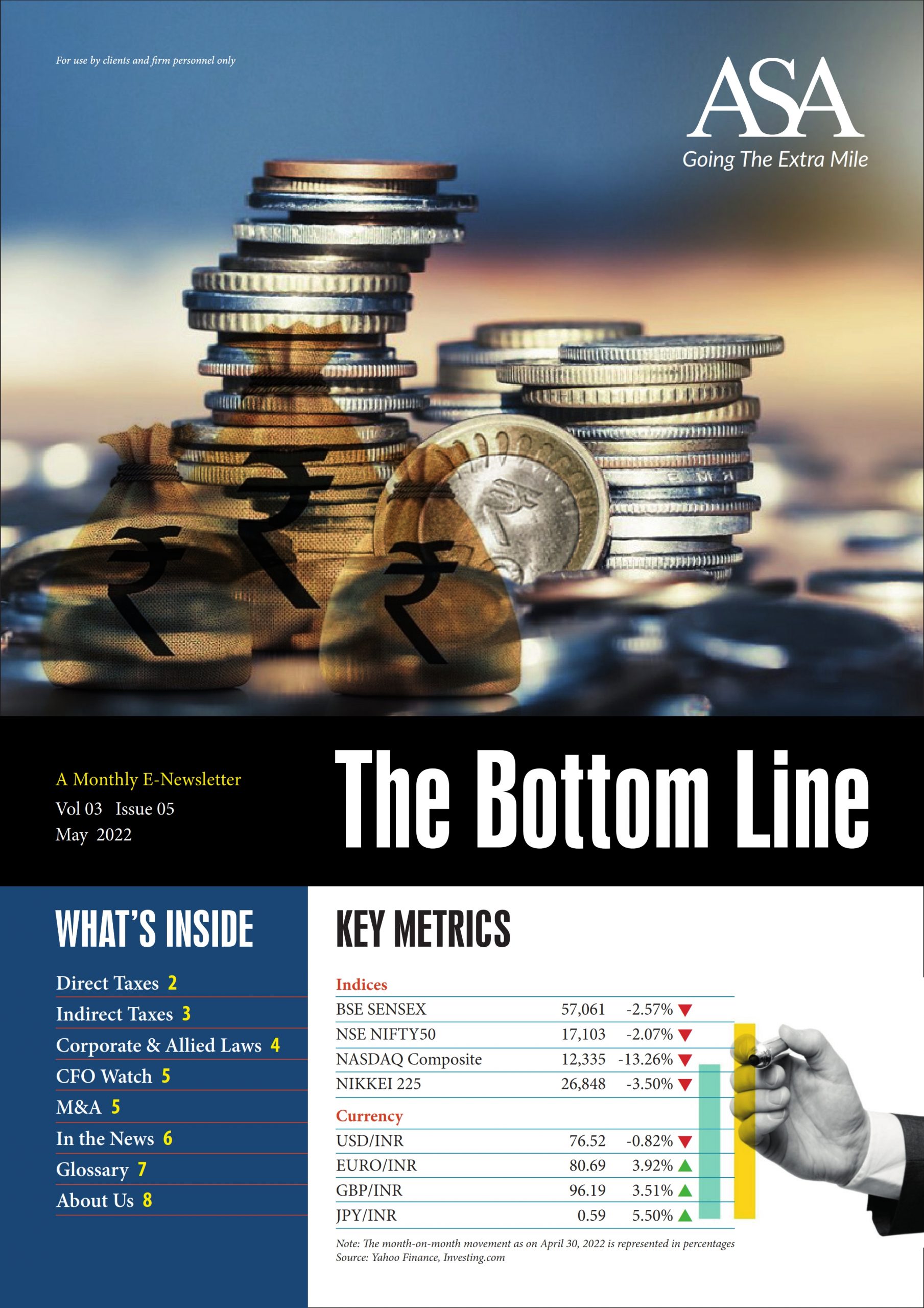 The Bottom Line - May 2022 Edition - ASA & ASSOCIATES LLP